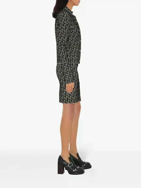 Burberry Jacquard Knit Skirt