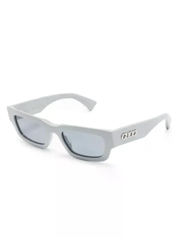 Gucci Rectangle Frame Sunglasses - Grey