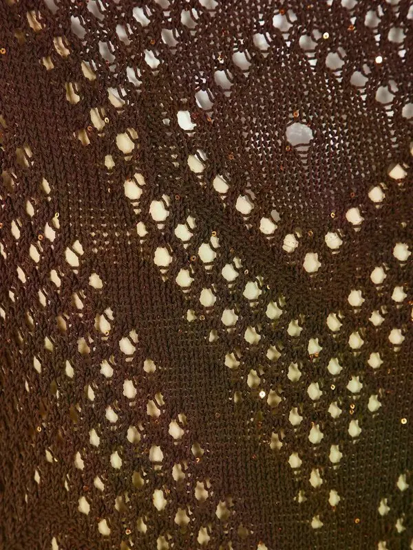 TWINSET Lattice-knit Dress