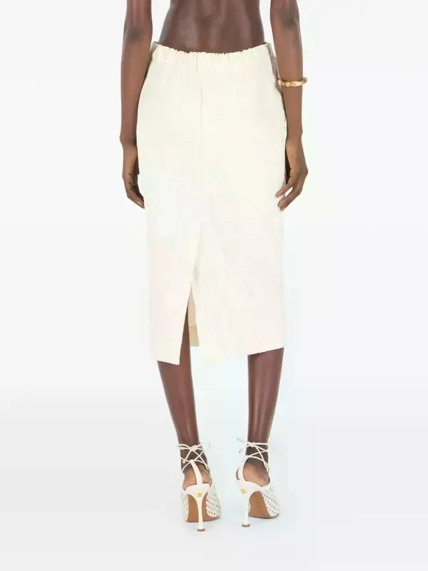 Roberto Cavalli Cotton Pencil Skirt
