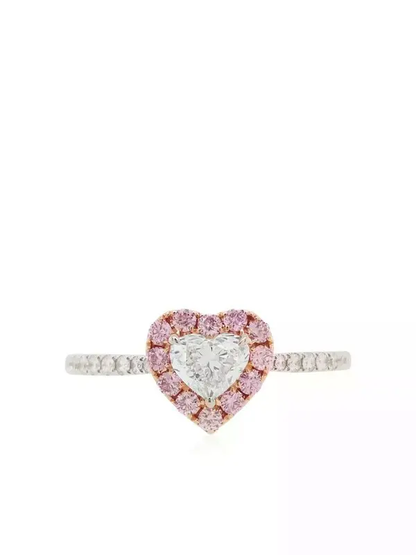 HYT JEWELRY 18kt Gold Argyle Diamond Engagement Ring - Pink