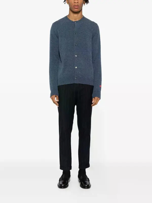 Play Comme Des Garcon Wool Cardigan