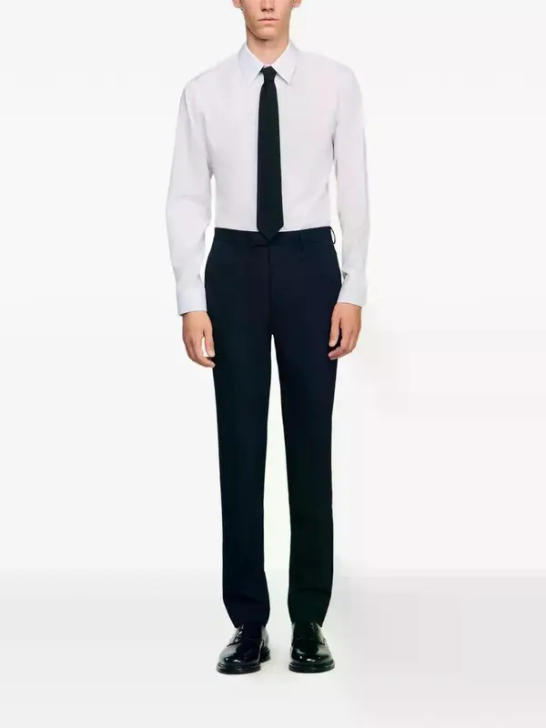 Sandro Wool Blend Suit Trousers