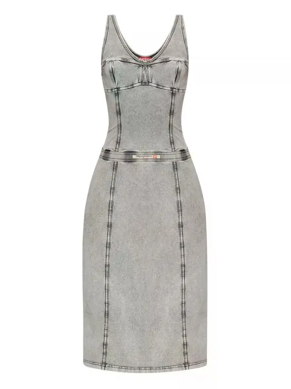 DIESEL® D-inny Denim Dress - Grey