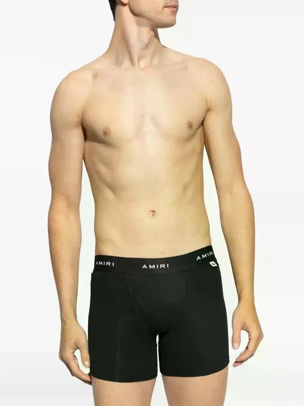 Amiri Logo-waistband Cotton Boxers
