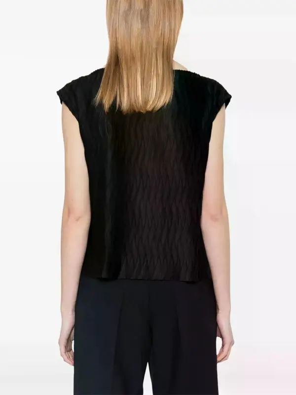 Herno Plissé Top - Black