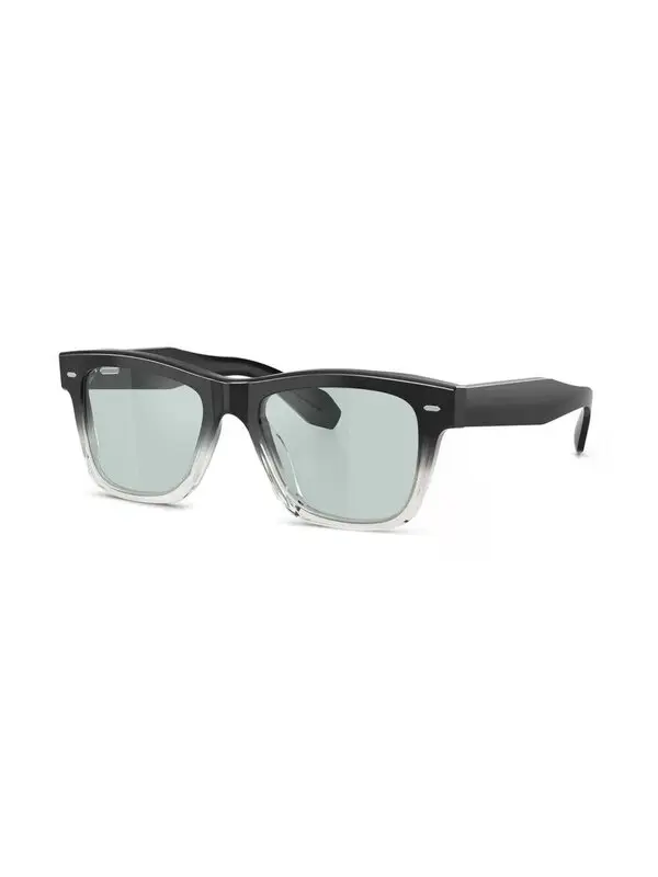 Oliver Spencer N.04 Square-frame Glasses - Grey