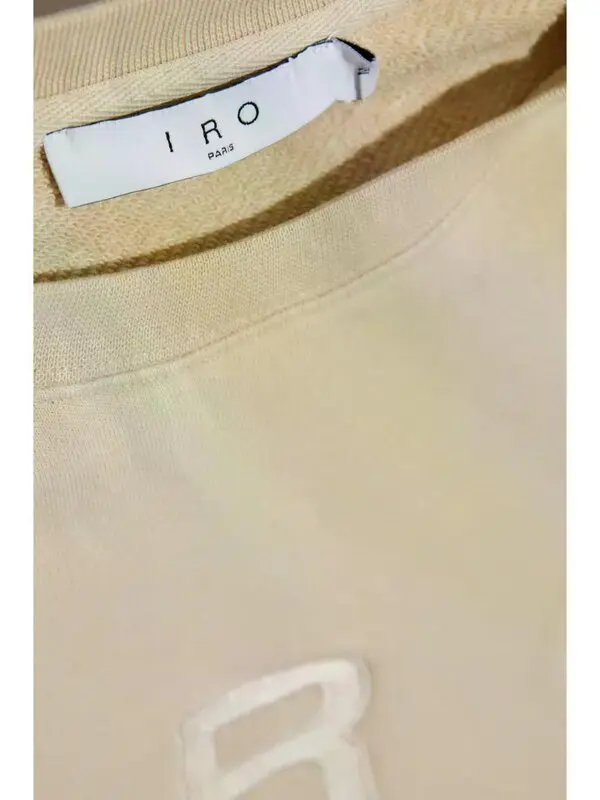 IRO PARIS Linda" Cropped Logo Print T-shirt