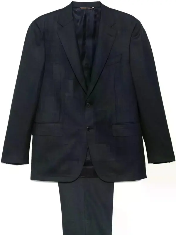 Canali Checked Suit