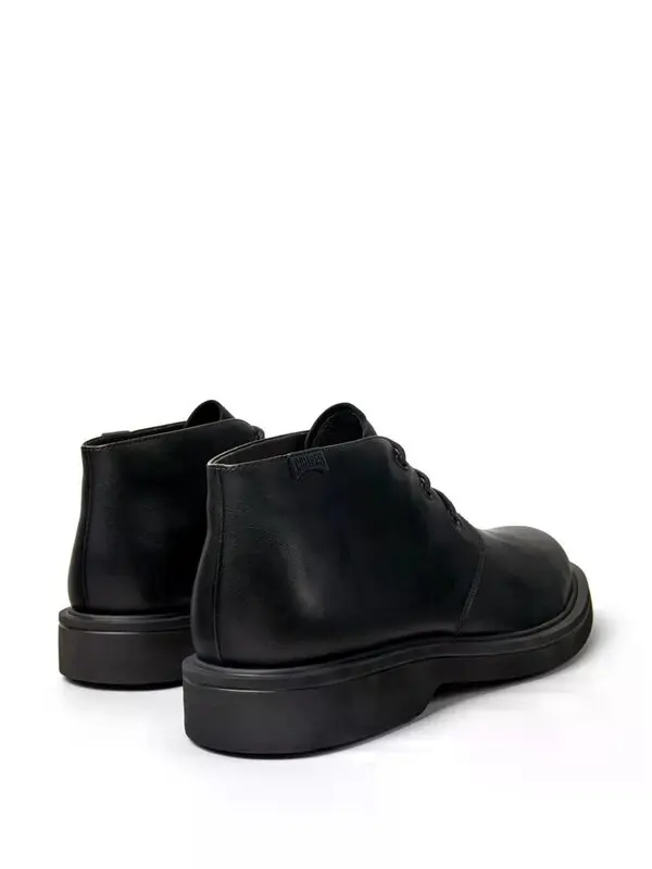 Camper Norman Lace-up Leather Boots - Black