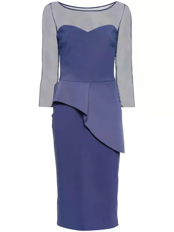 Chiara Boni La Petite Robe Skip Illusion Bis Midi Dress - Blue
