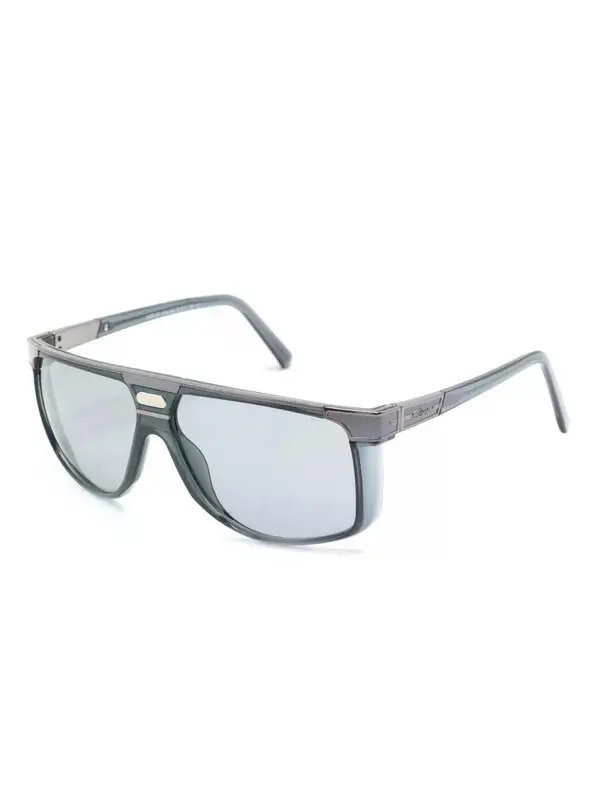 Cazal D-frame Logo-engraved Sunglasses