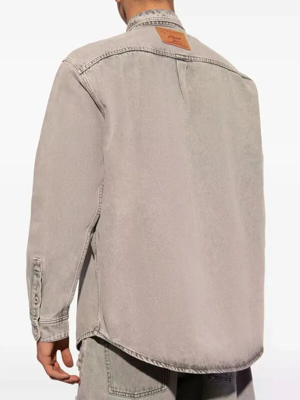 Y/project Frayed Denim Shirt
