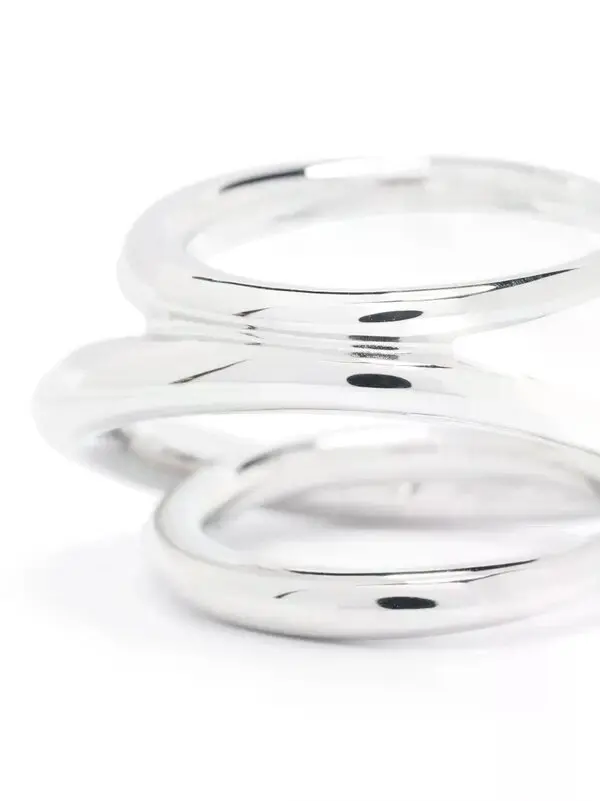 Charlotte Chesnais Triplet Polished-finish Ring - Silver