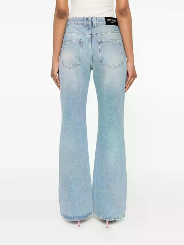 Balmain Mid-rise Flared Jeans