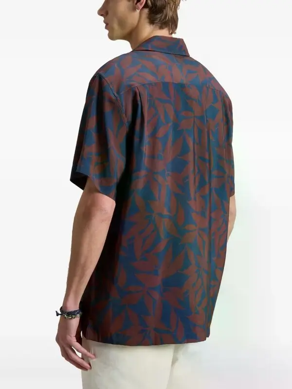 Woolrich Leaf-print Short-sleeve Shirt