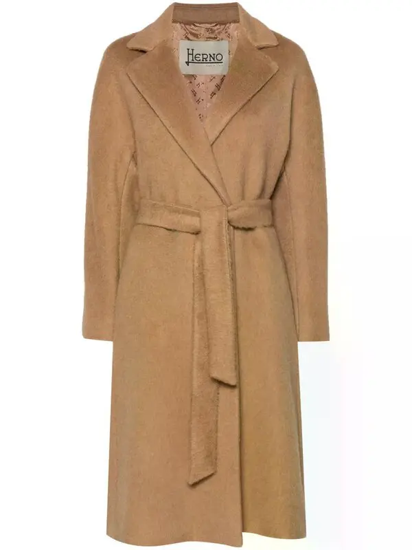 Herno Belted Coat - Neutrals