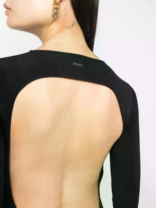 Dsquared2 Open-back Ribbed Minidress