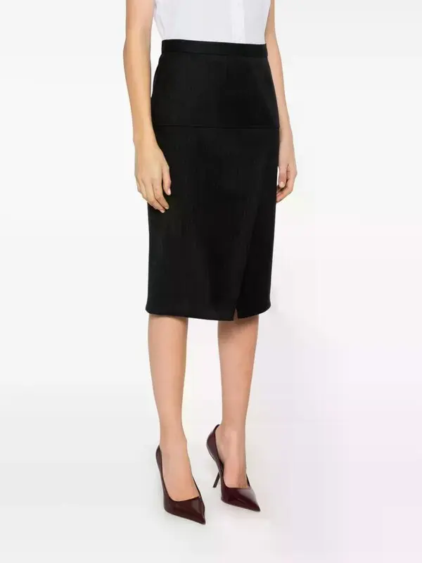 Fendi Pinstripe Pencil Skirt
