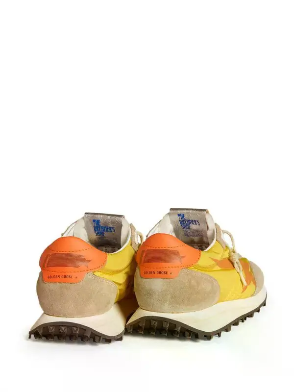 GOLDEN GOOSE Marathon Panelled Sneakers - Yellow