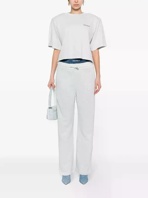 HALFBOY Layered Cotton Track Pants