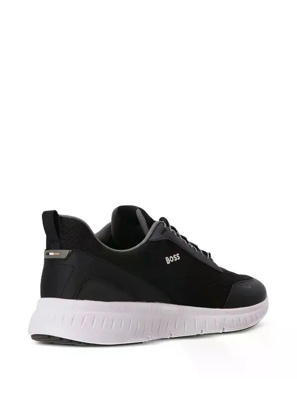 BOSS Light Sneakers With Front Lace-up Fastening