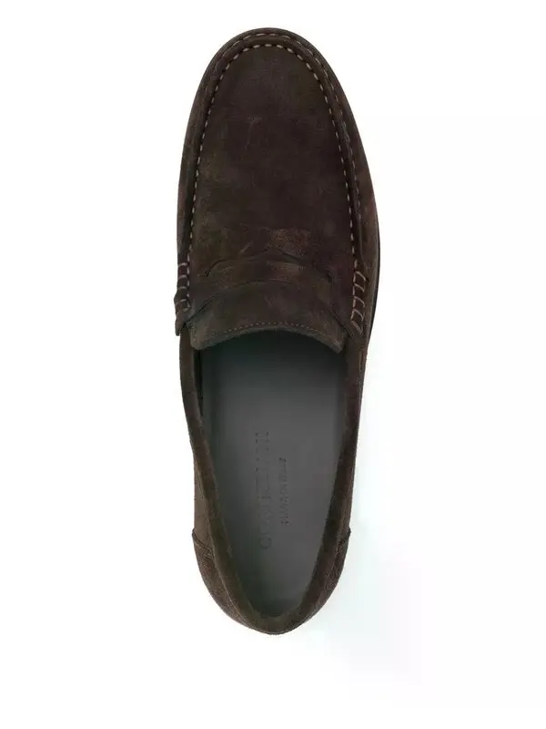 Corneliani Suede Loafers