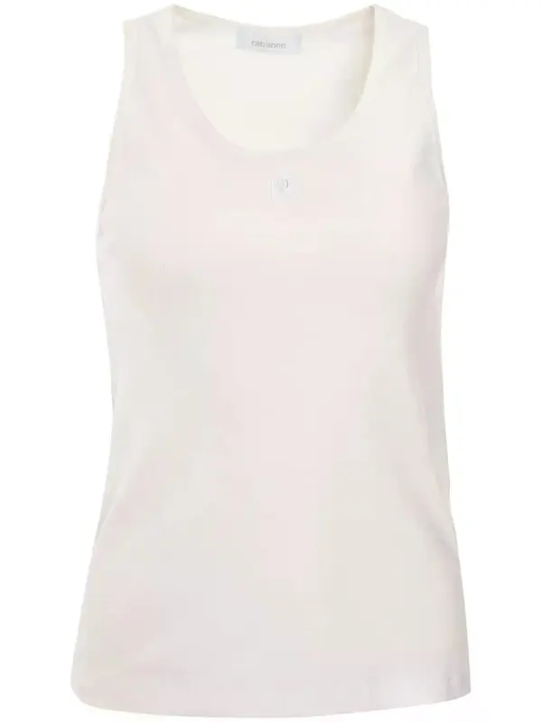 Rabanne Logo-embroidered Tank Top