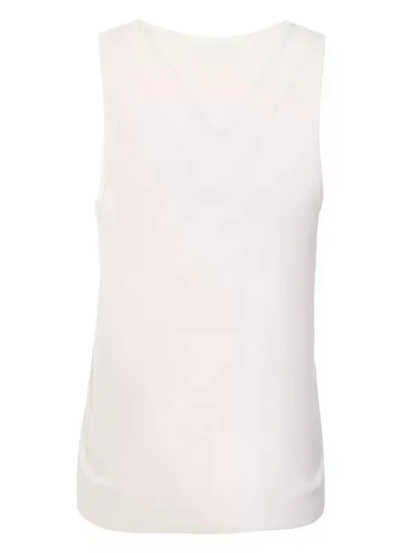 Rabanne Logo-embroidered Tank Top