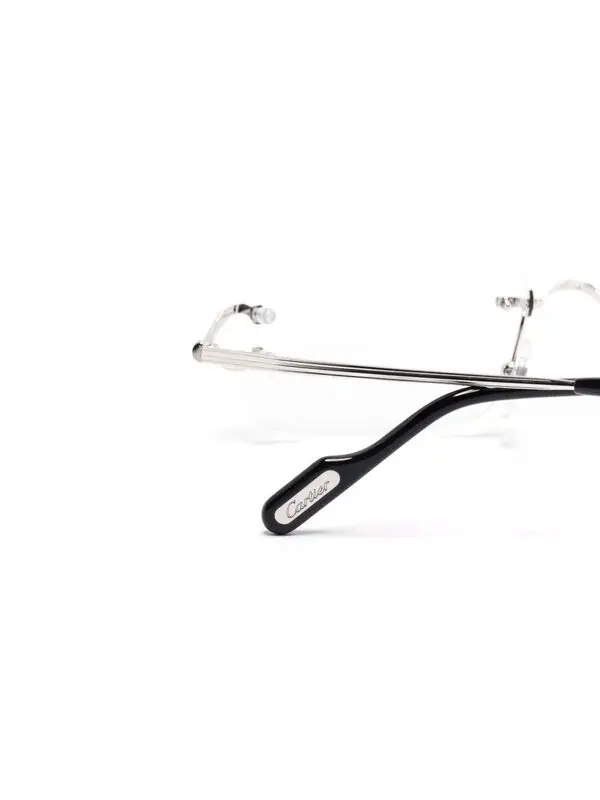 Cartier C De Eyeglasses - Silver