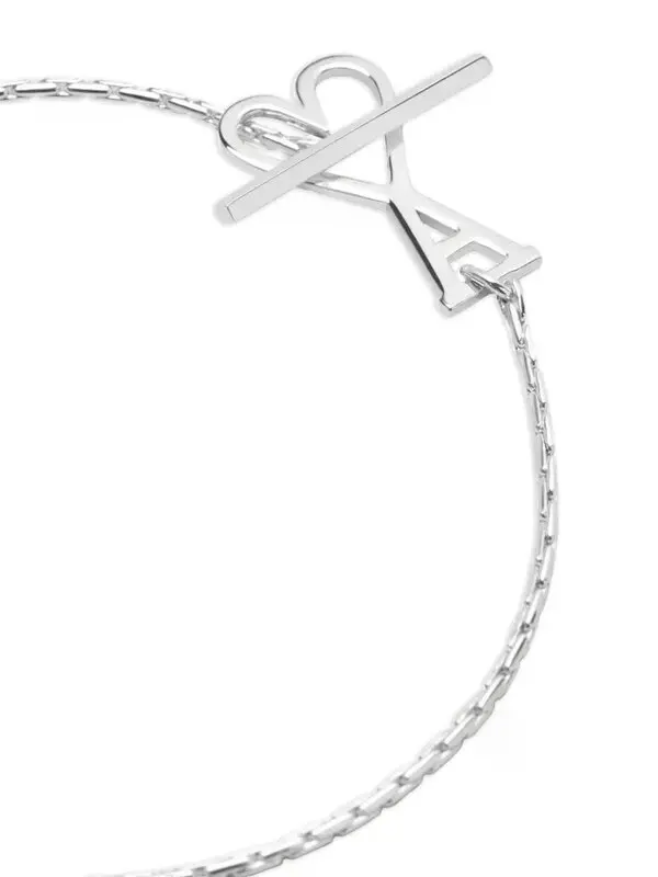 AMI Paris De Coeur T-bar Bracelet - Silver