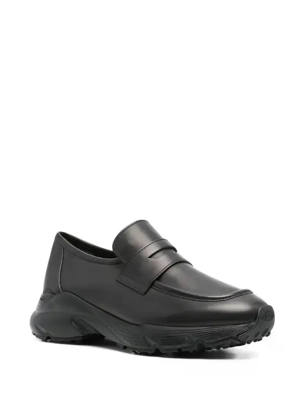 TOD'S Leather Loafers With Chunky Rubber Sole