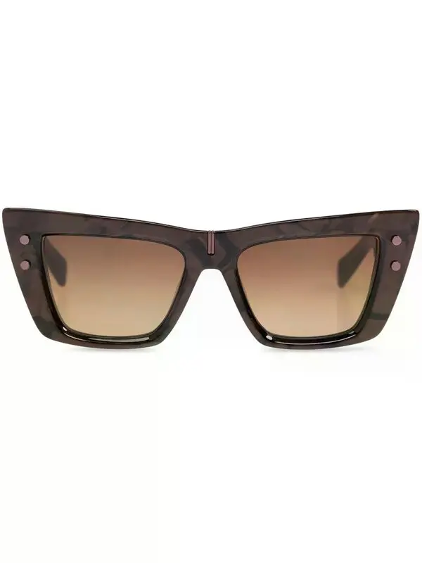 Balmain B-eye Cat-eye Sunglasses - Brown