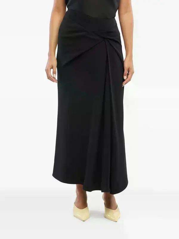 Another Tomorrow Asymmetrical Twist Skirt