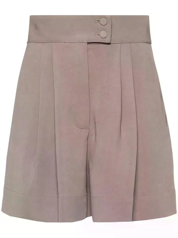 STYLAND Pleated High-waist Tailored Shorts