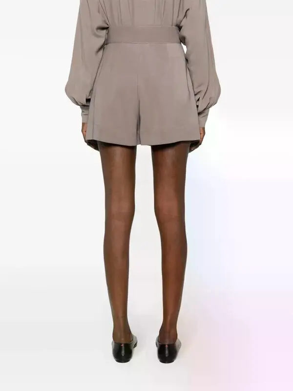 STYLAND Pleated High-waist Tailored Shorts