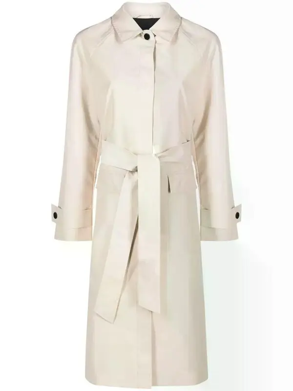 Calvin Klein Single-breasted Belted Coat