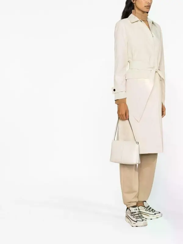Calvin Klein Single-breasted Belted Coat