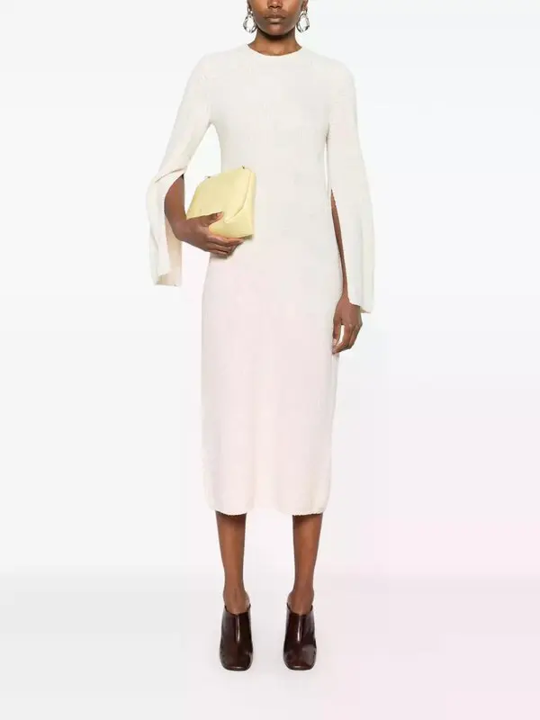 Theory Bouclé Midi Dress With Split Cuffs