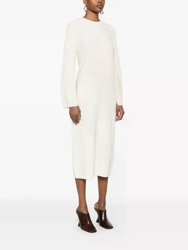 Theory Bouclé Midi Dress With Split Cuffs