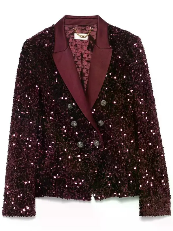 Elisabetta Franchi Sequin Embellished Blazer