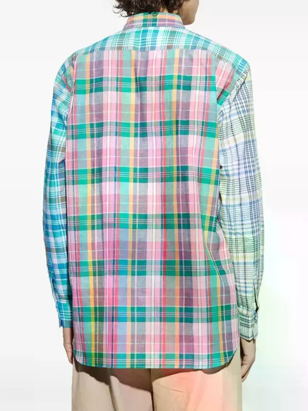 Comme Des Garçons Checked Shirt - Brown
