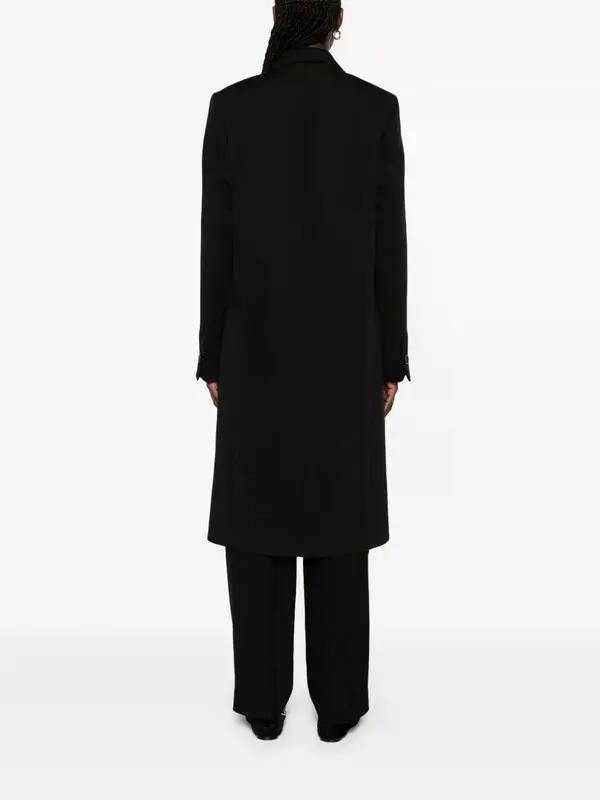 TOTEME Single Breasted Coat With Buttoned Cuffs
