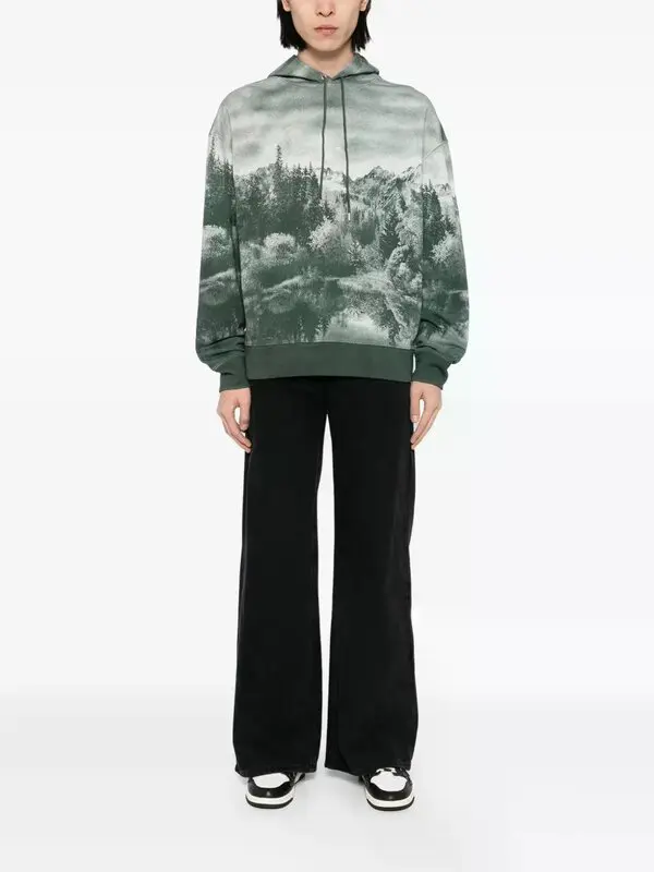 Maison Kitsuné Landscape Printed Hoodie