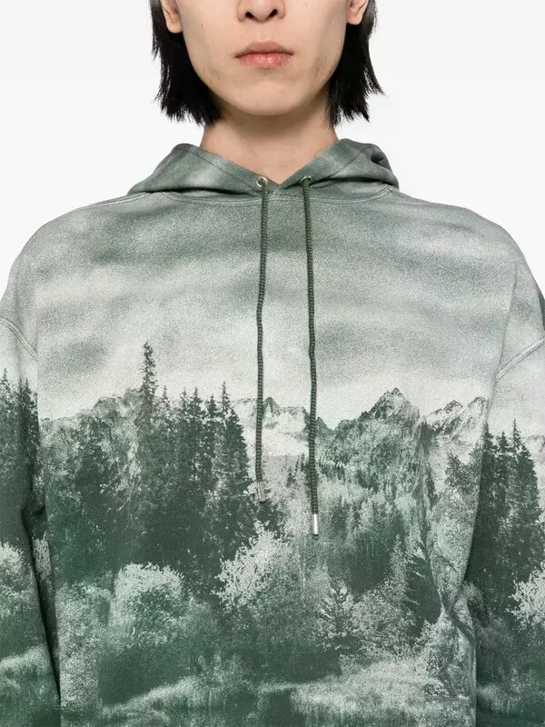 Maison Kitsuné Landscape Printed Hoodie