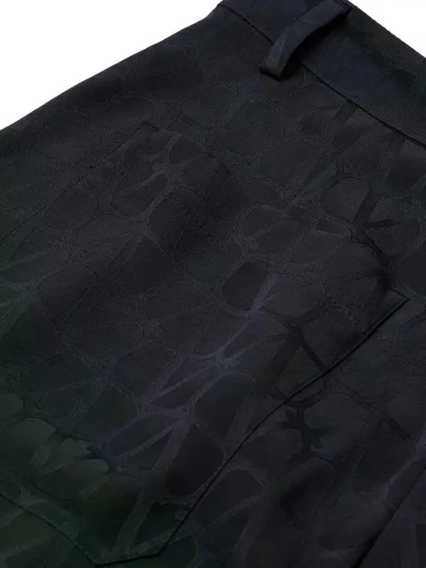 Valentino Garavani Toile Iconograph Silk Bermuda Shorts