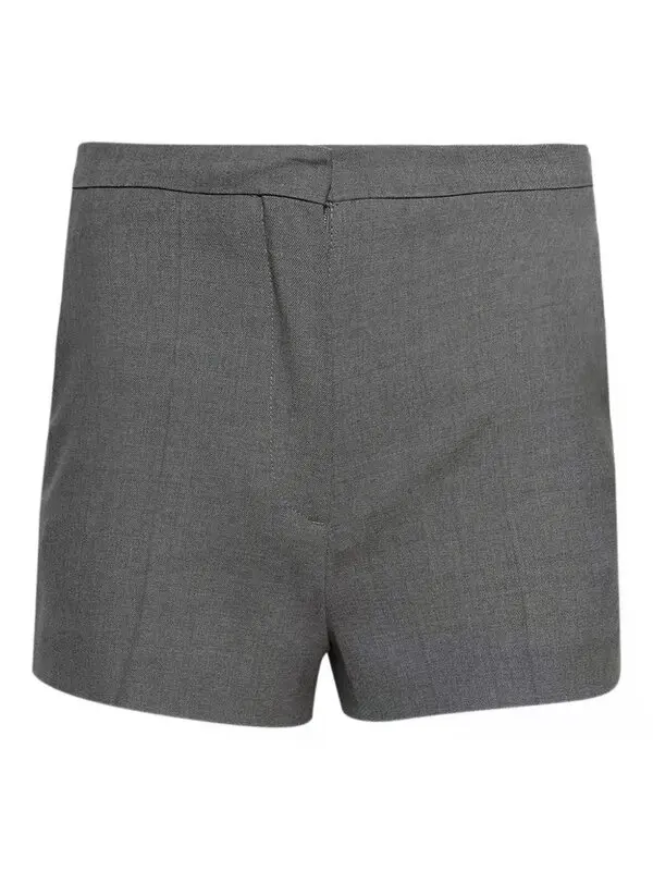 Loulou De Saison Tailored Mini Shorts - Grey
