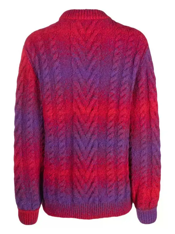 Philipp Plein Two-tone Knitted Jumper - Red