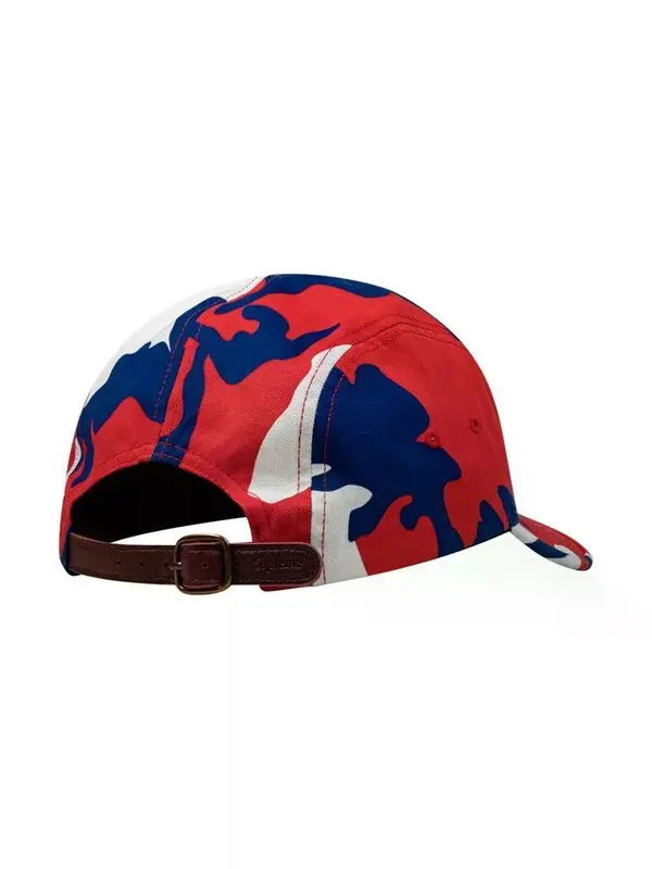 Supreme Washed Chino Twill Camp Cap - Red