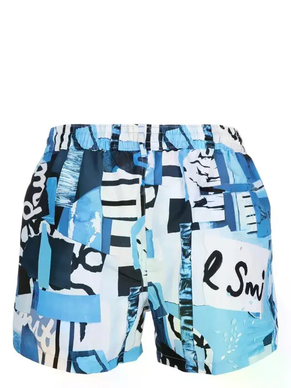 Paul Smith Logo-print Swim Shorts